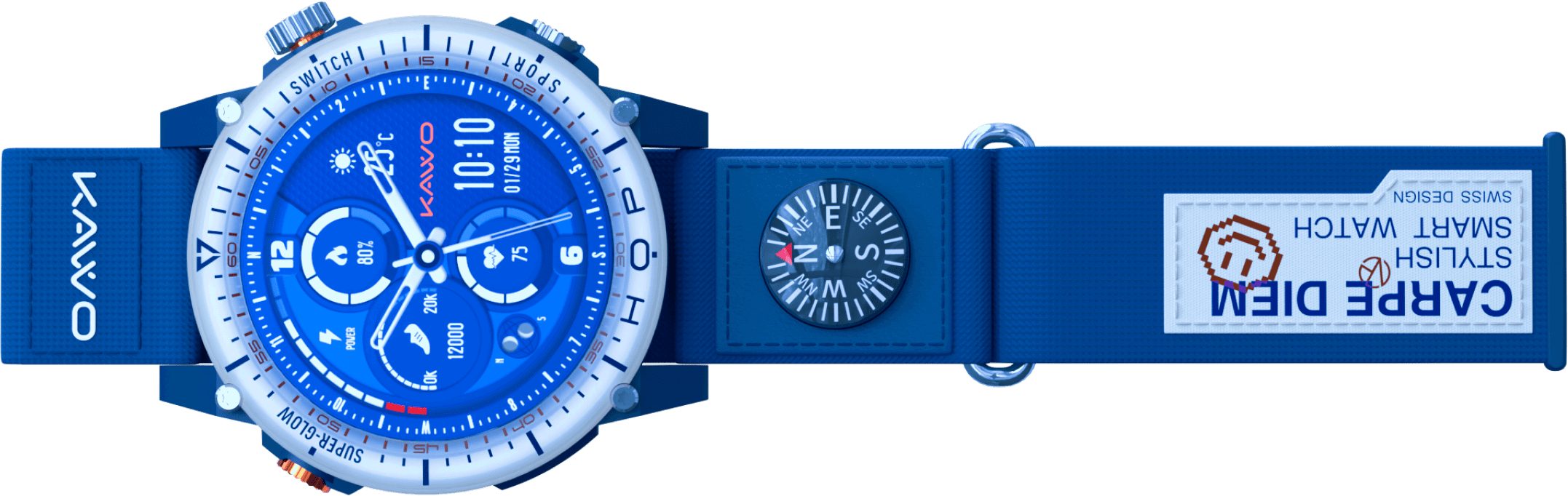 KAVVO Hop - The Worlds First Active Luminous Outdoor Sports Smart Watch