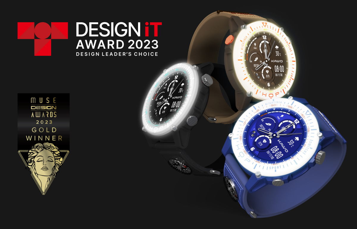 KAVVO Hop - The Worlds First Active Luminous Outdoor Sports Smart Watch