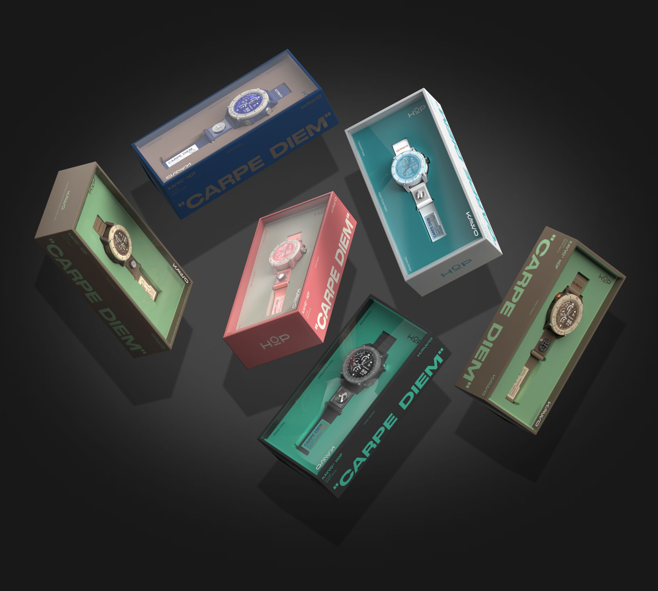 KAVVO Hop - The Worlds First Active Luminous Outdoor Sports Smart Watch