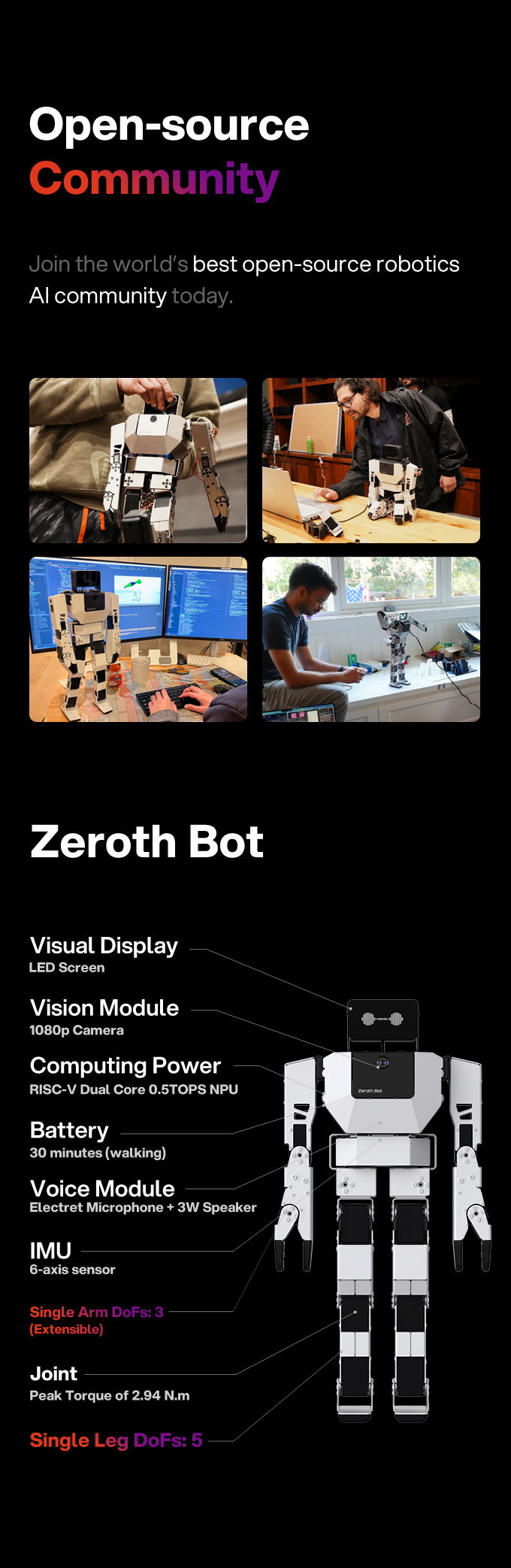 Zeroth Bot Dev Kit - The World's Most Accessible Humanoid for AI ...