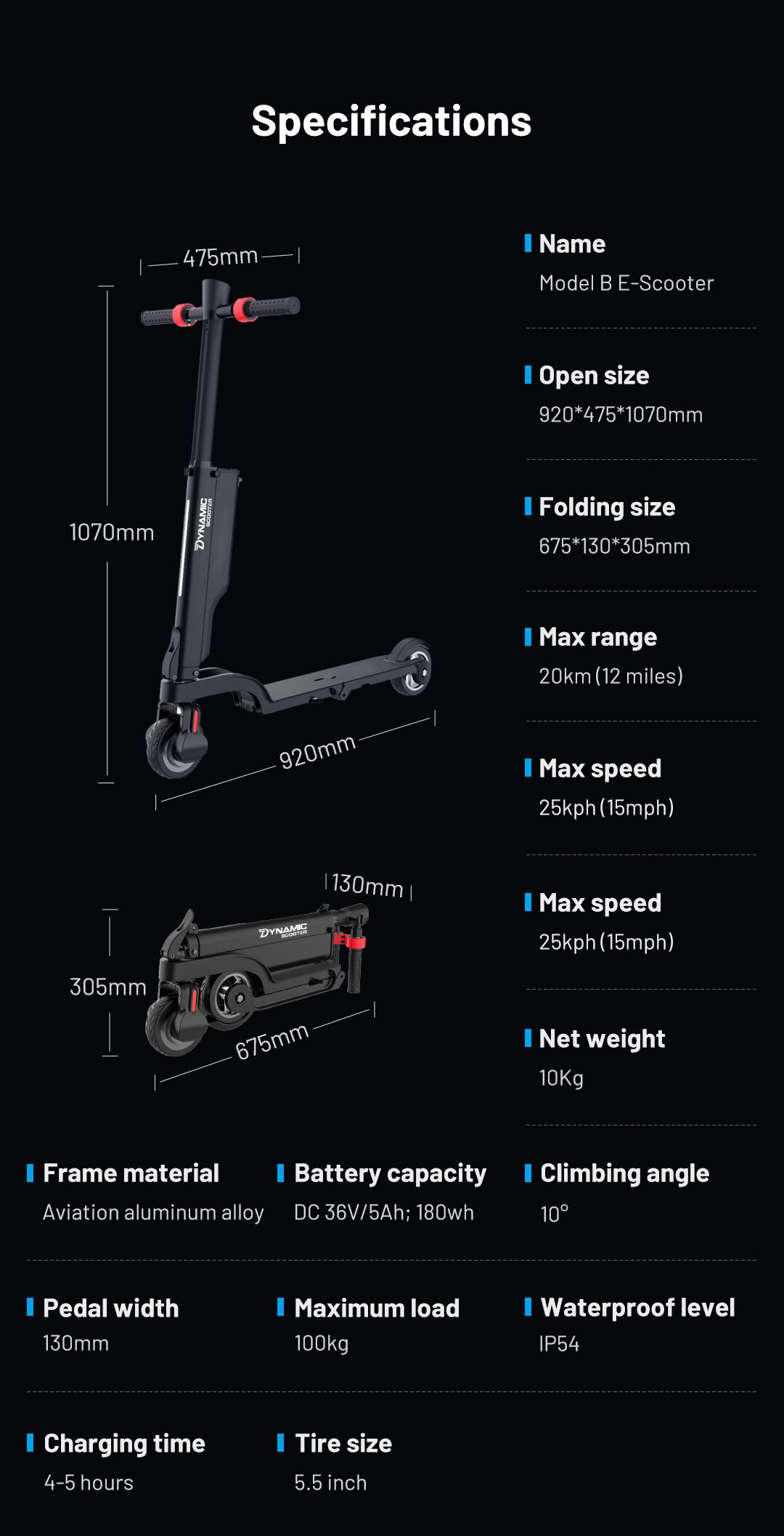 Dynamic Scooter Model B