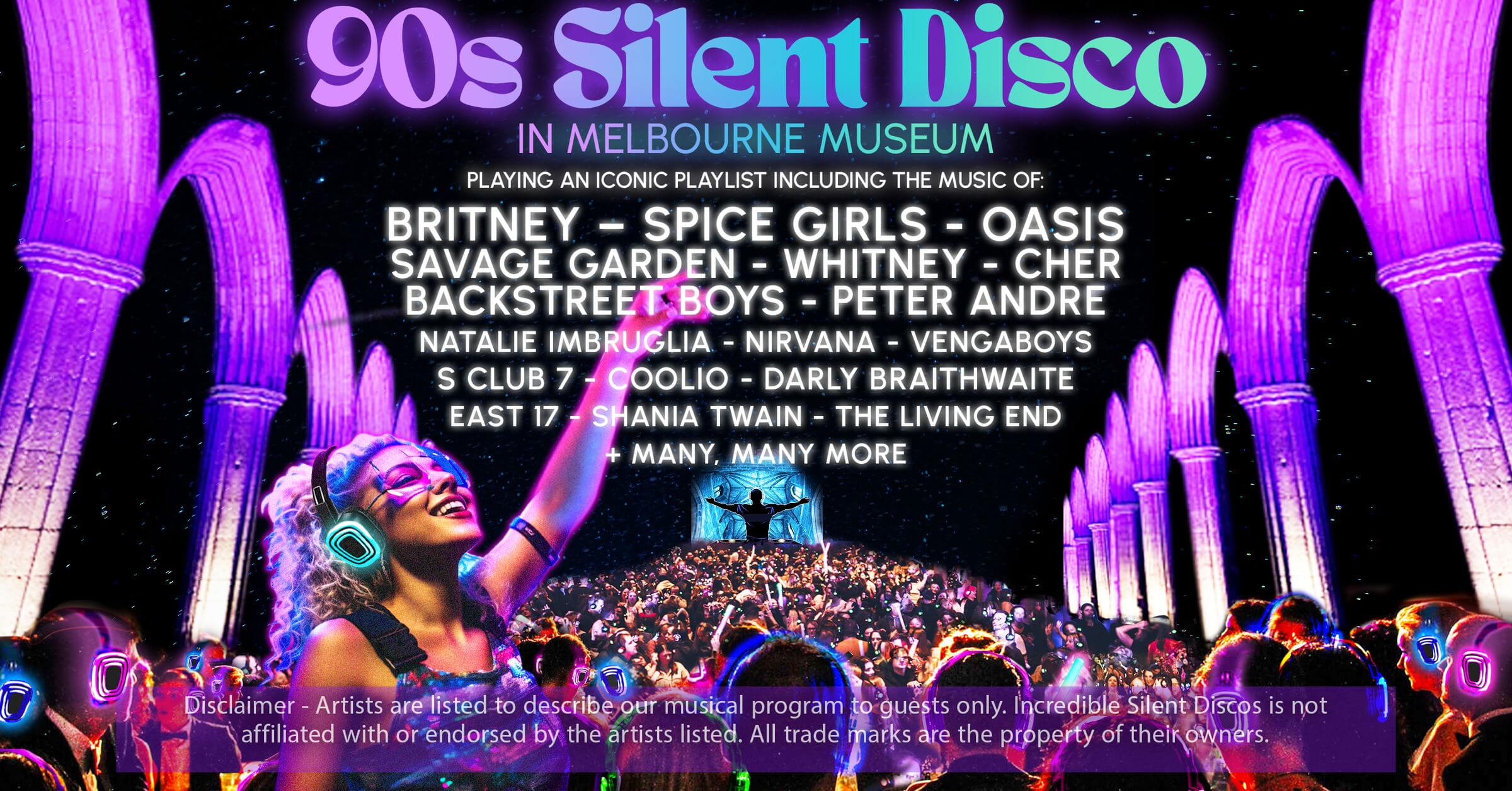 90s Silent Disco - Melbourne Museum