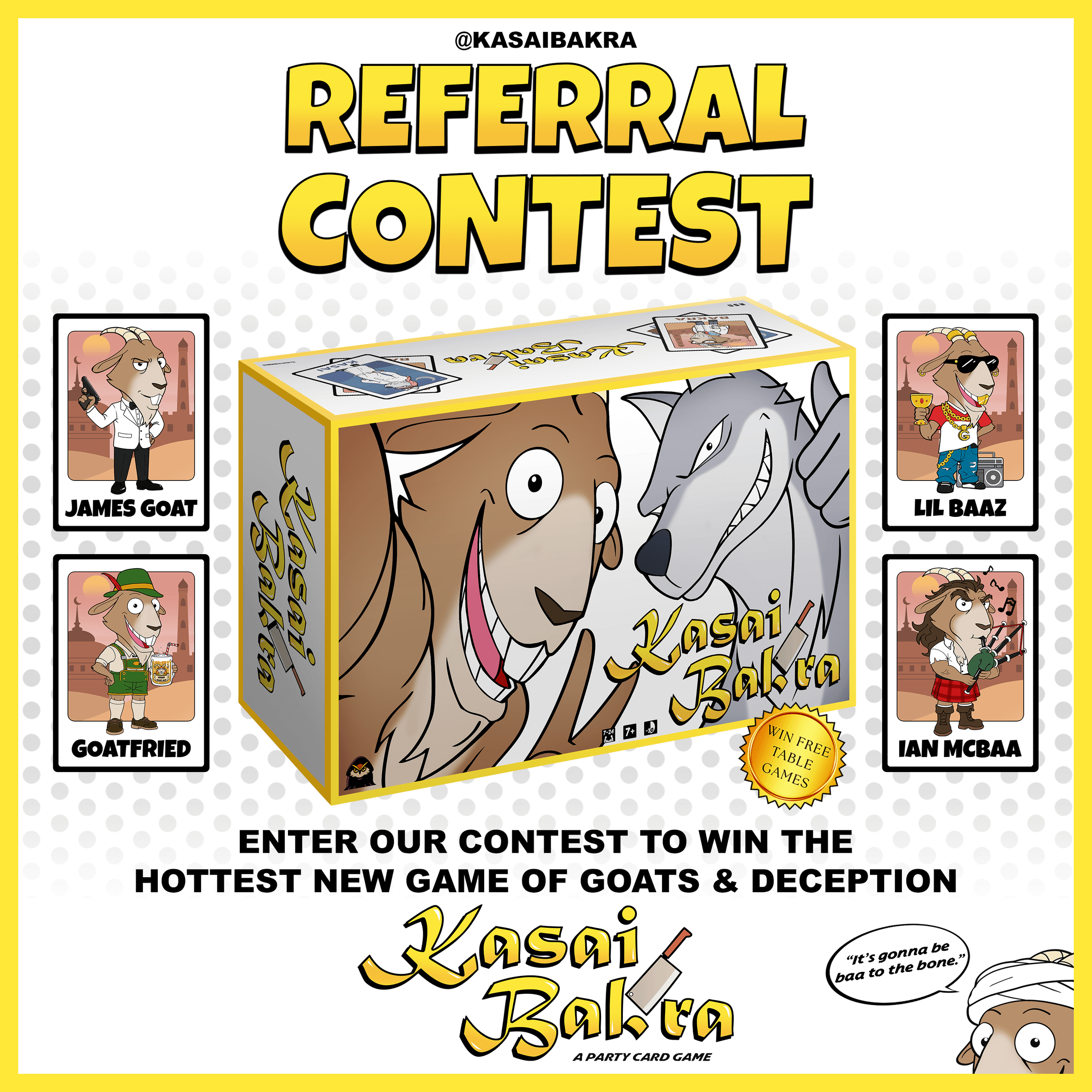 Join the Kasai Bakra Waitlist and Enter to Win!